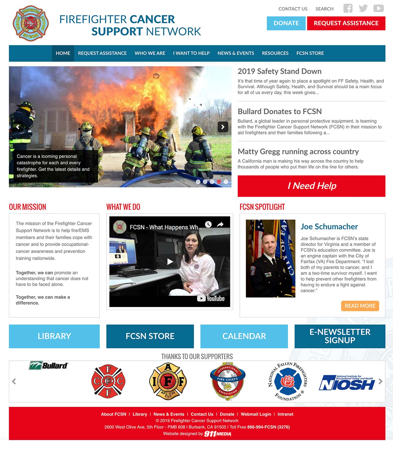 Firefighter Cancer Support Network - Toluca Lake Creative
